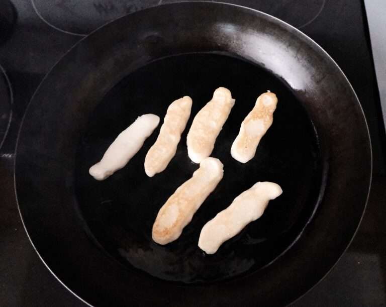 Pan Fried Rice cake with Brown Sugar Syrup - Linny at Home