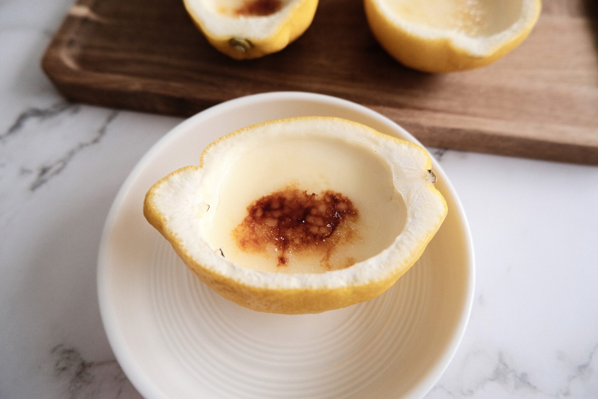 4 Ingredients Lemon Caramel Pudding - Linny at Home