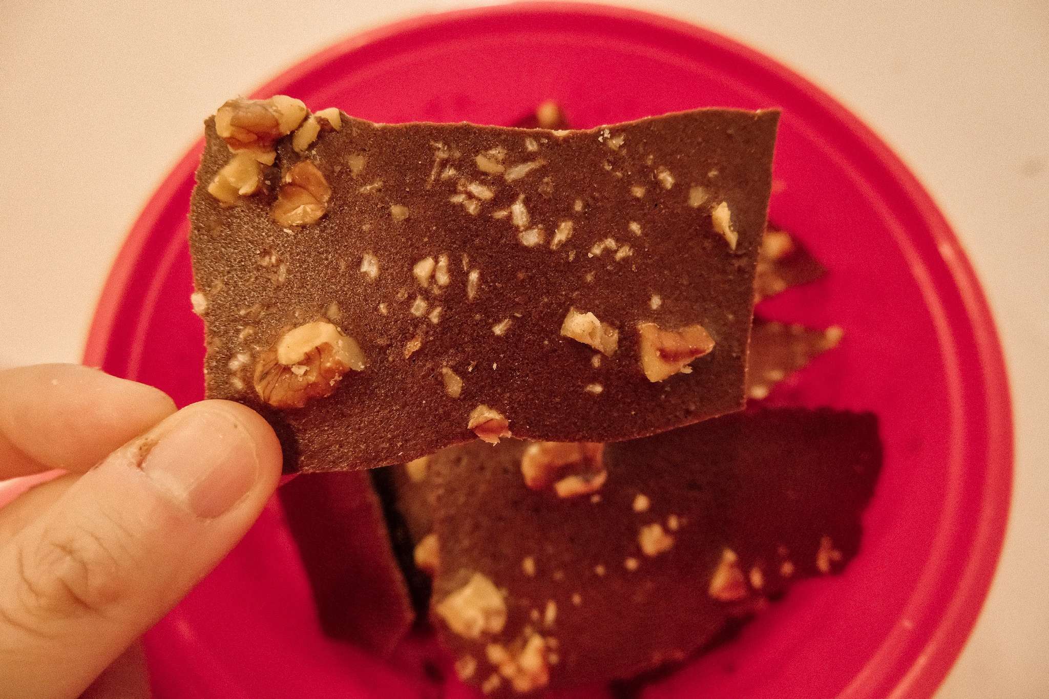 Dark Chocolate Brownie bark - Linny at Home